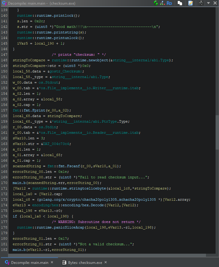 Checksum Cmp0x5
